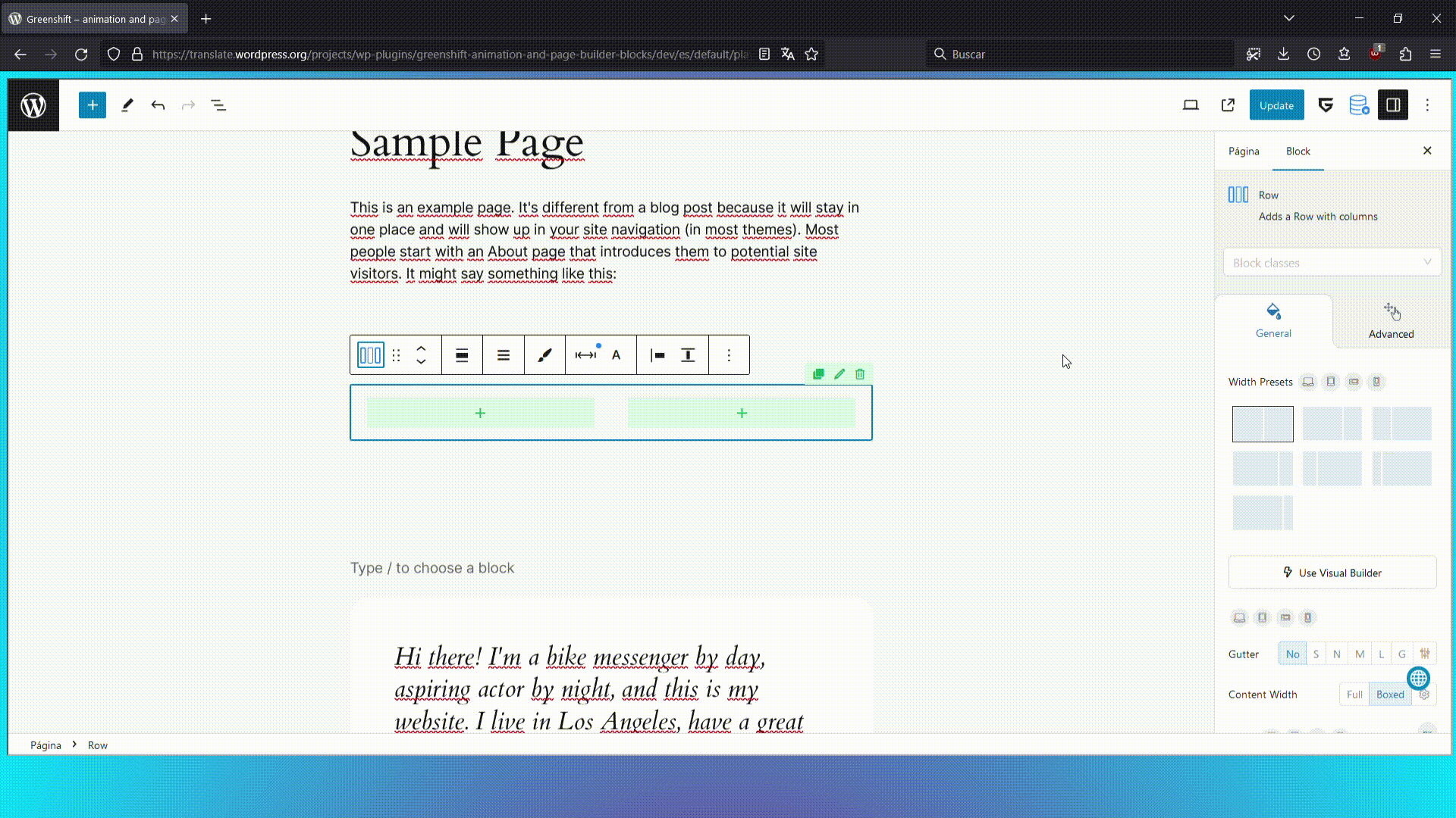 Bug when setting column width with decimals | WordPress.org